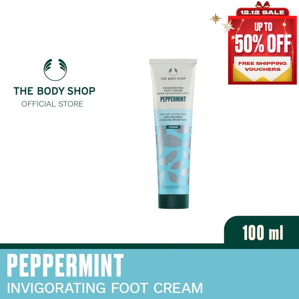 The Body Shop Peppermint Invigorating Foot Cream | Shopee Philippines