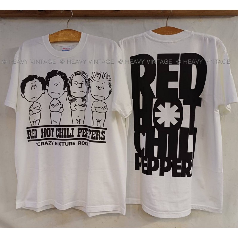 REDHOT CHILLI PEPPERS CRAZY MIXTURE ROCK vintage shirt Cartoon Band ...
