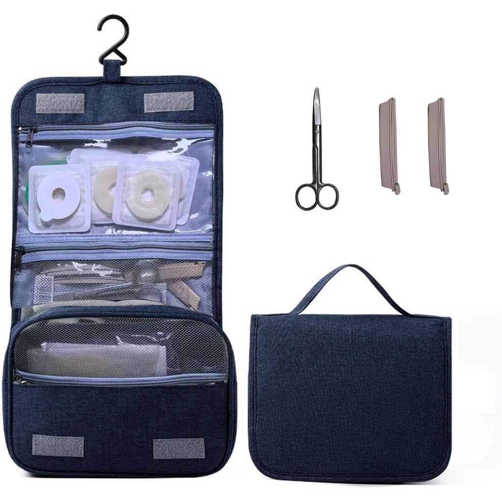 Ostomy Colostomy Travel Bag kit with Ostomy Scissors ostomy bag ...