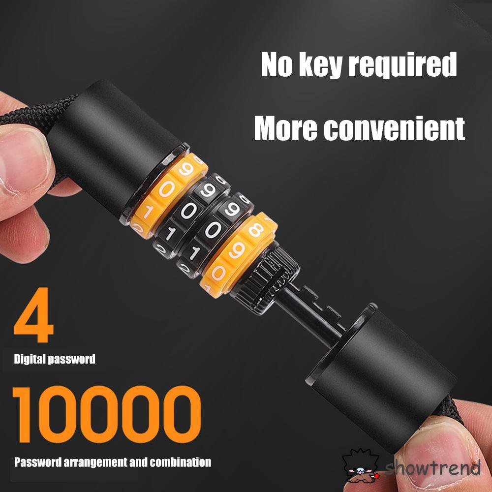 4-bit Password Security Lock Secure and Resettable Lock for Motorcycle ...
