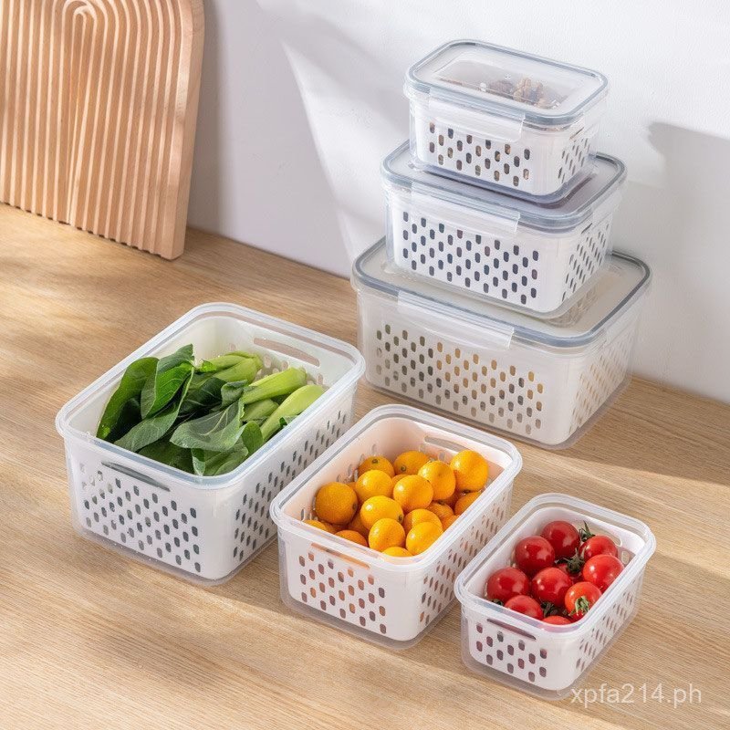 Kitchen Fruit Draining Refrigerated Freezing Fresh-Keeping Box ...