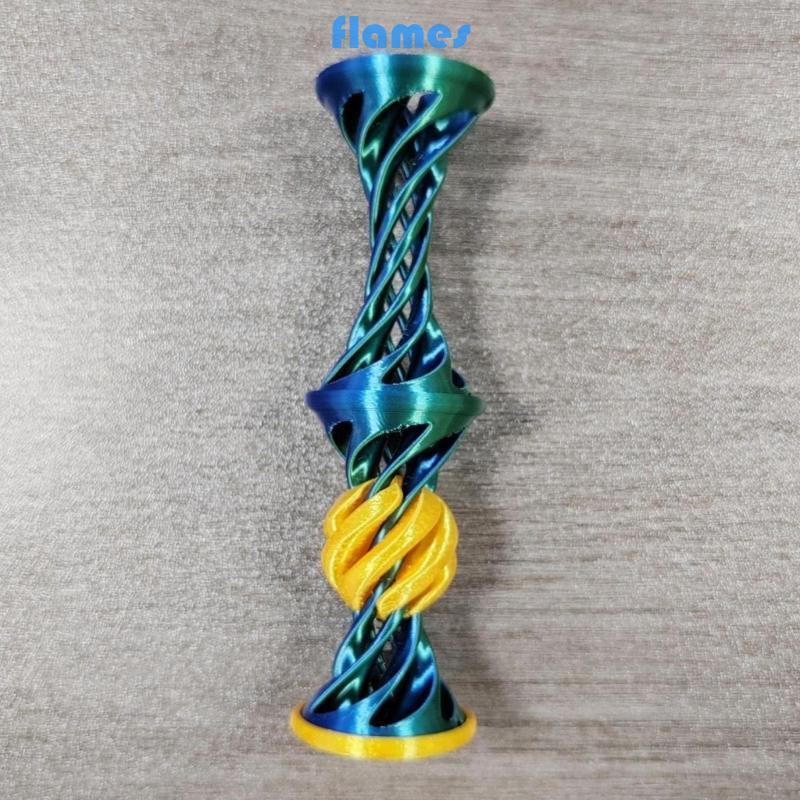 FL 3D Print Spirals Stress Relief Toy Elastic Popping Design For Office ...