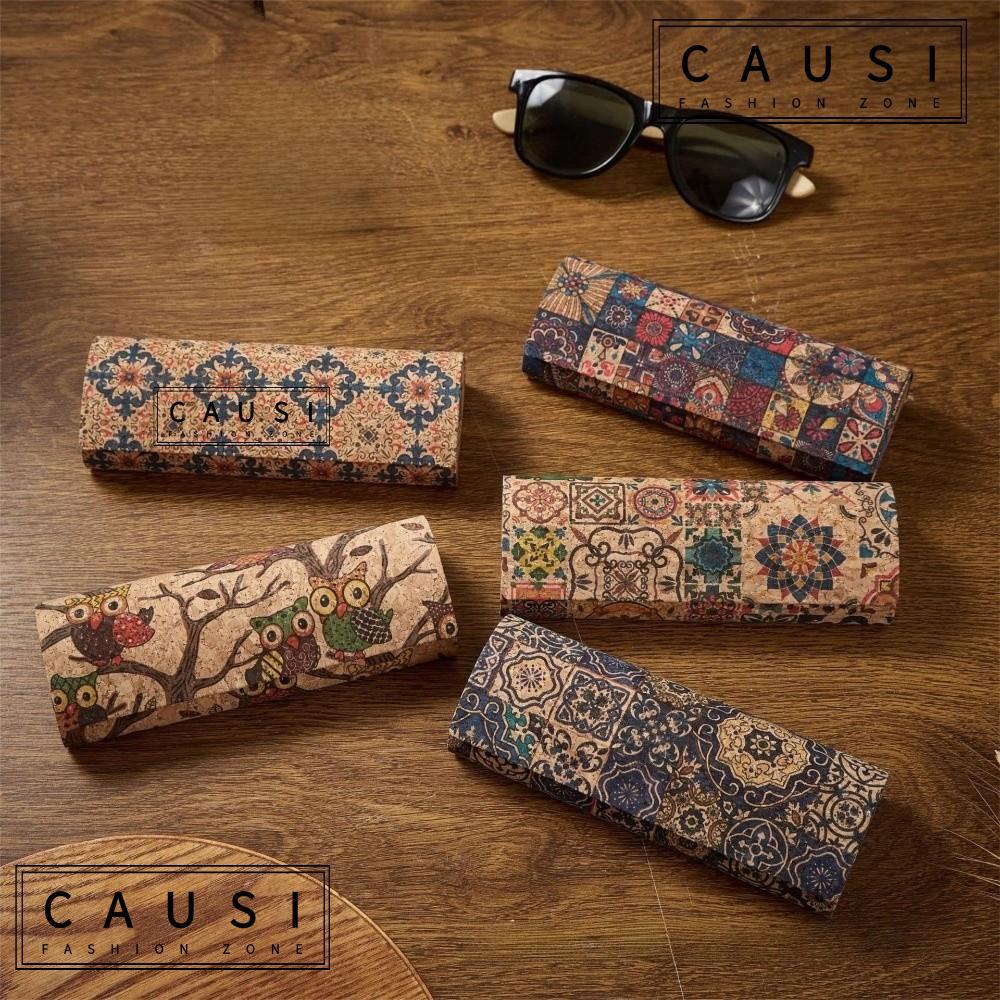 CAUSI Glasses , Exotic Pattern Anti-pressure Glasses Box, Creative Hard ...