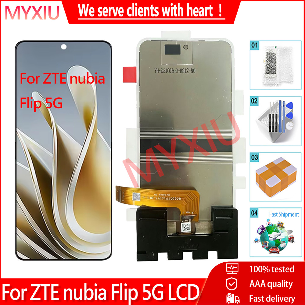 6.9" Original Amoled For ZTE Nubia Flip 5G 2024 LCD Display Touch ...