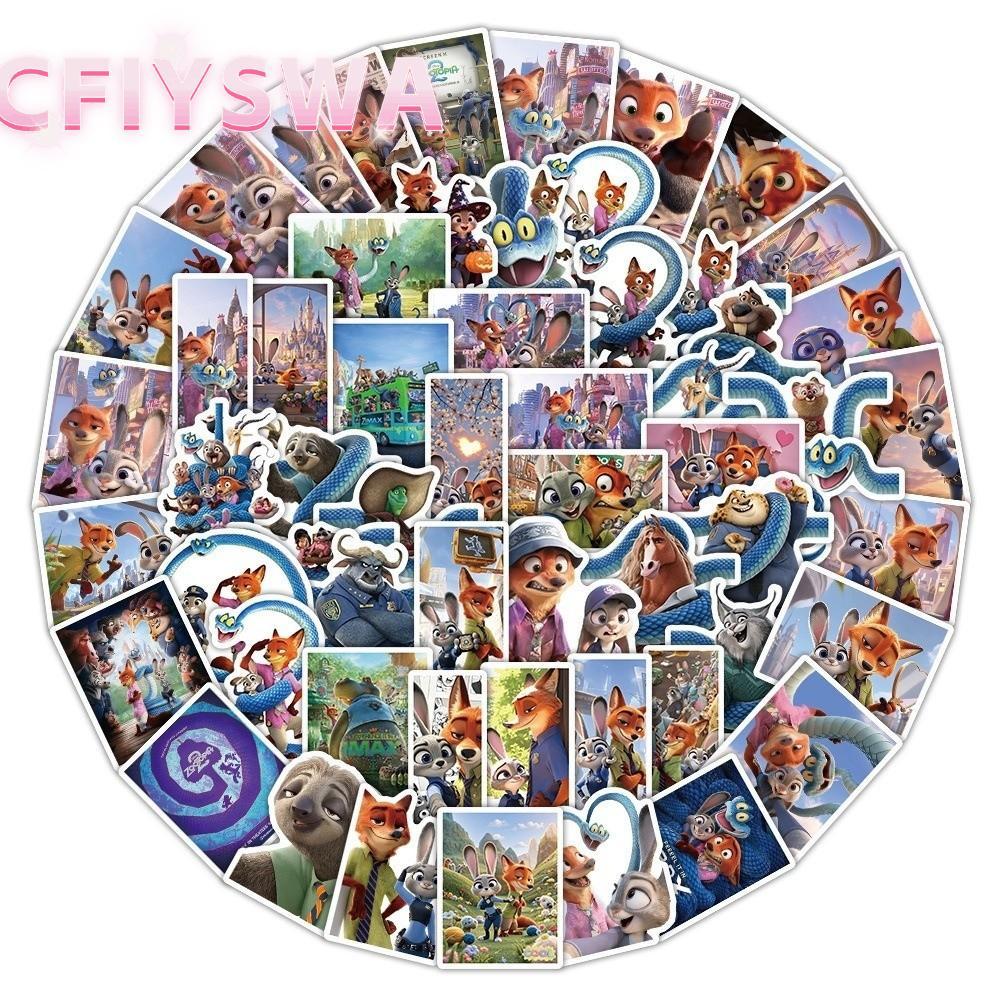 CFIYSWA Disney Stickers, Graffiti Style Cartoon Design Zootopia 2 ...