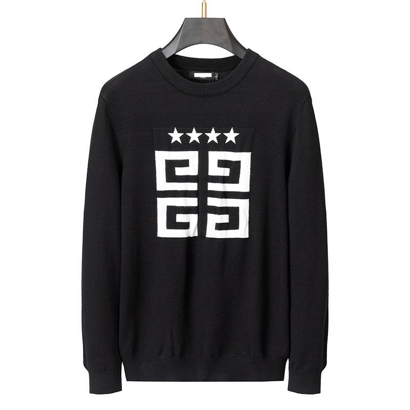 GIVENCHY5656 Men's Sweater High-End Warm Round Neck Sweater Men's ...