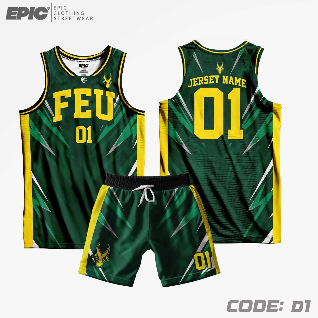 FEU D1 - JERSEY - PERSONALIZE NAME AND NUMBER - EPIC CLOTHING ...