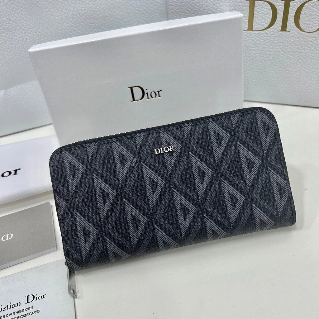 Dior 0197 Color Black Size 19.510.53 Latest Style Long Zipper Wallet ...
