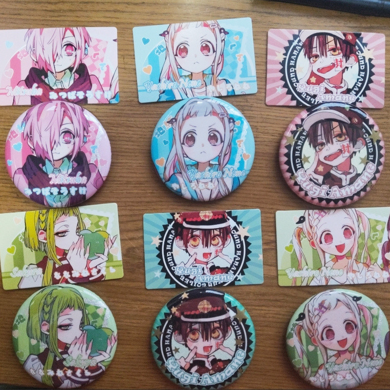 6Pcs/Box Anime Toilet-bound Hanako-kun Cosplay Badge Hanako Yashiro ...
