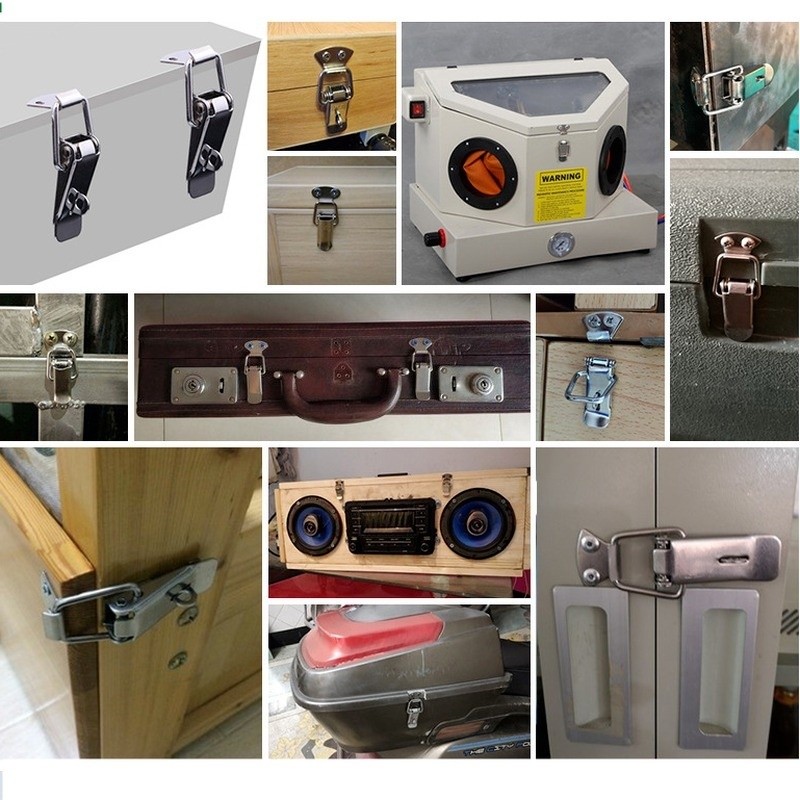 10pcs/set Cold-Rolled Steel Spring Toggle Latch Catch For Boxes,Spring ...