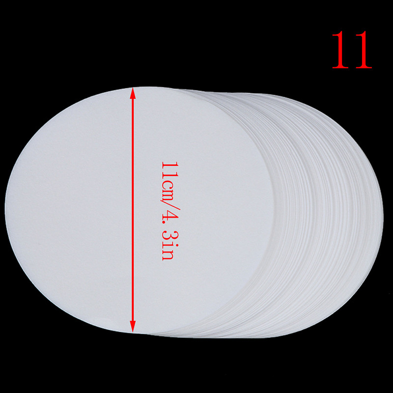 100Pcs Laboratory Filter Paper Circular Qualitative Filter Paper Medium ...