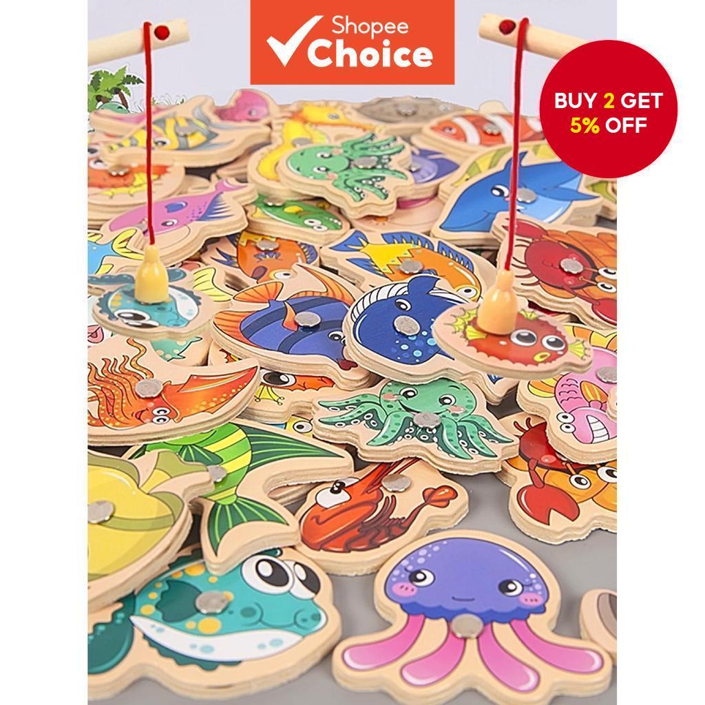 Magnetic Fishing Toys for Children 1-3 Years Old, Educational Toys for ...