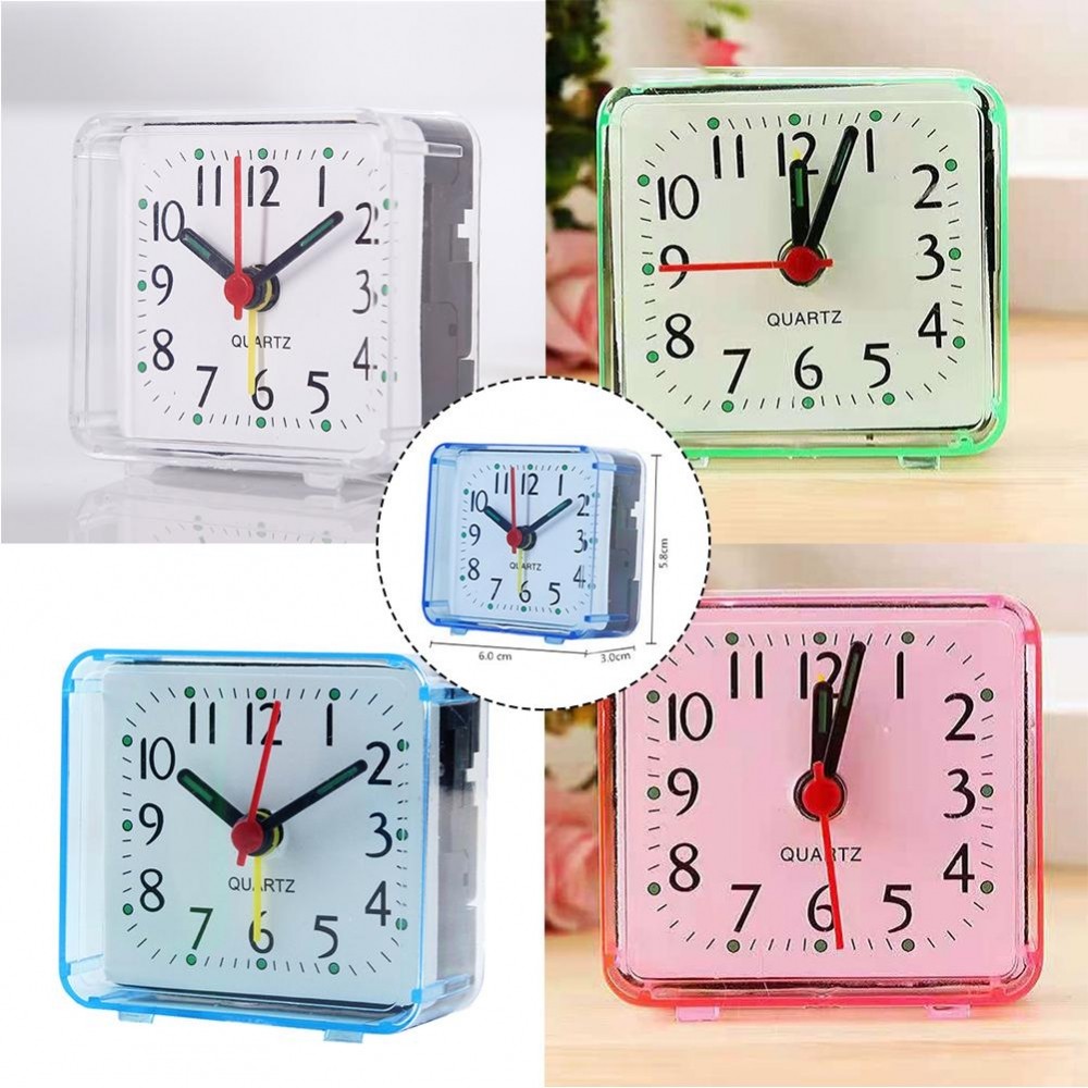 Portable Battery Powered Alarm Clock with Beeping Sound Set Your Wake ...