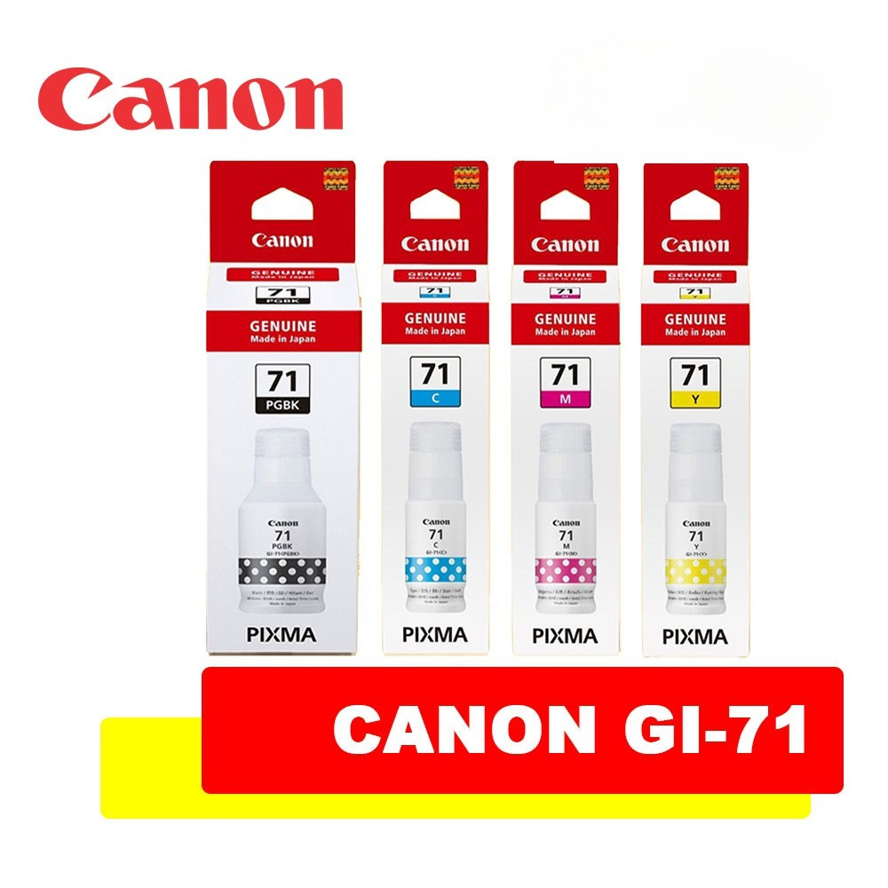 Canon GI-71 Genuine Ink BottleCompatible G1020 G2020 G2021 G2060 G3020 ...