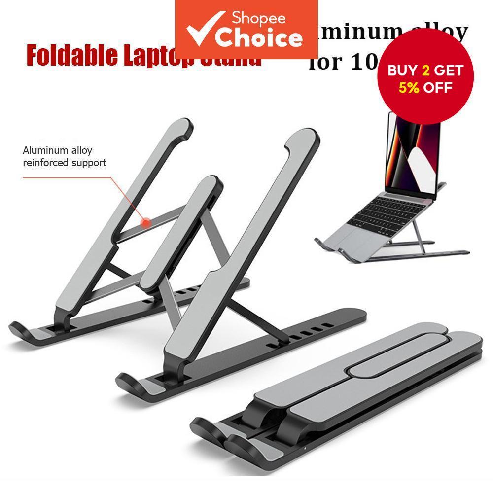 Foldable Laptop Stand with Multiple Height Adjustments for Ergonomic ...