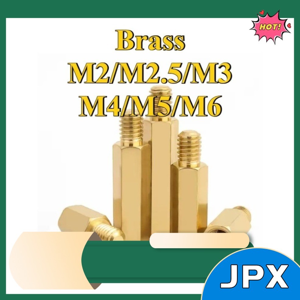 Hexagonal isolation column round knurled hexagonal column copper column ...