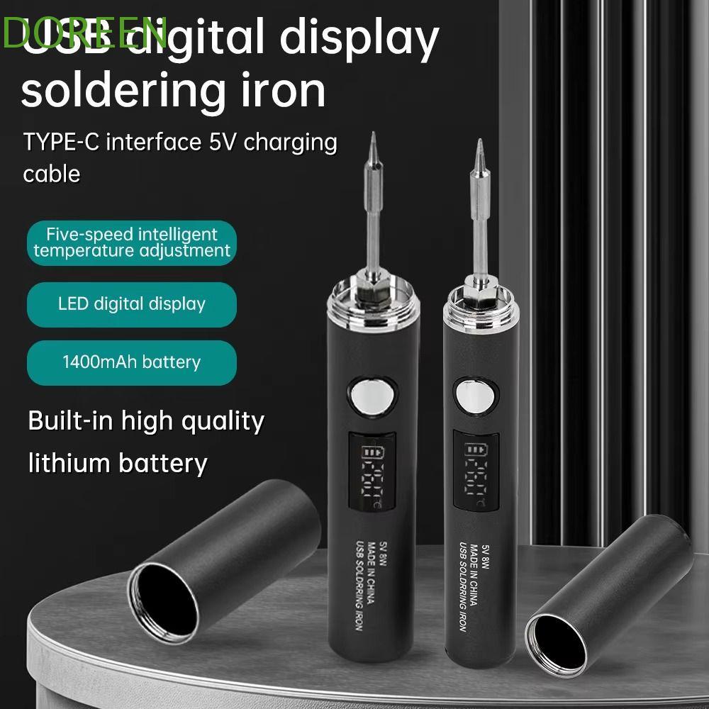 DOREEN Soldering Iron Welding Tool, Temperature Adjustable Fast Heat ...