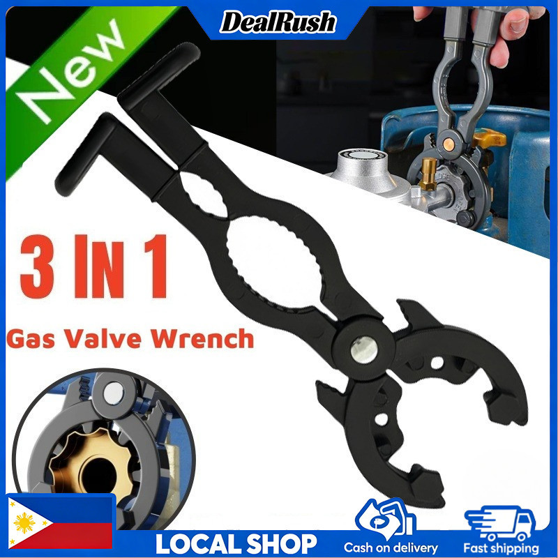 Multi-Task Propane Cylinder Wrench, Single Tool Handles Emergency ...