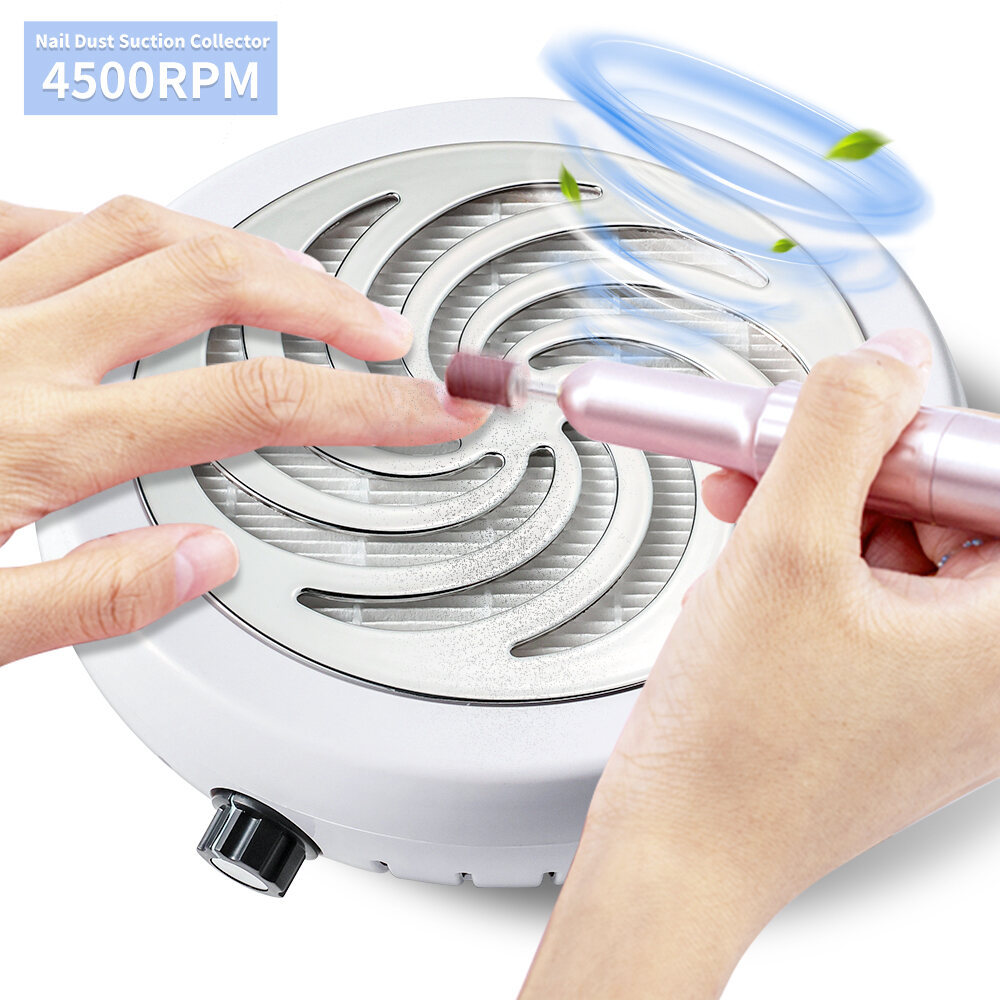 COD-45000 RPM Super Suction Nail Dust Collector Powerful Nails Dust ...