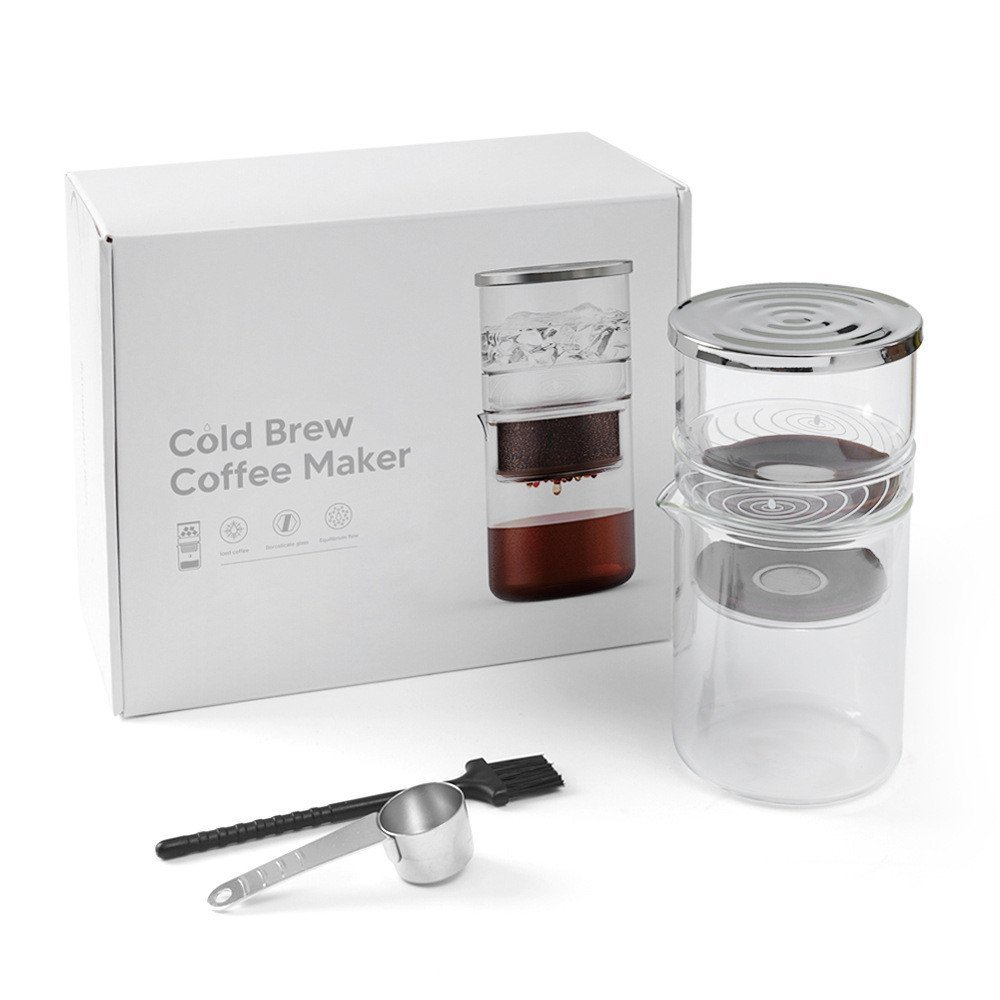 Silky Smooth High Boron Filter Pitcher Cold Brew Pot Coffee Iced Drip ...