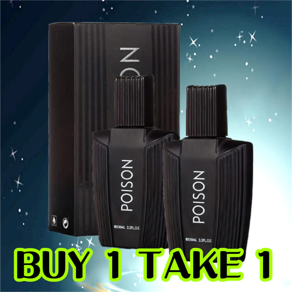 【BUY 1 TAKE 1】Men's Poison Perfume 100ml with Long-Lasting ...