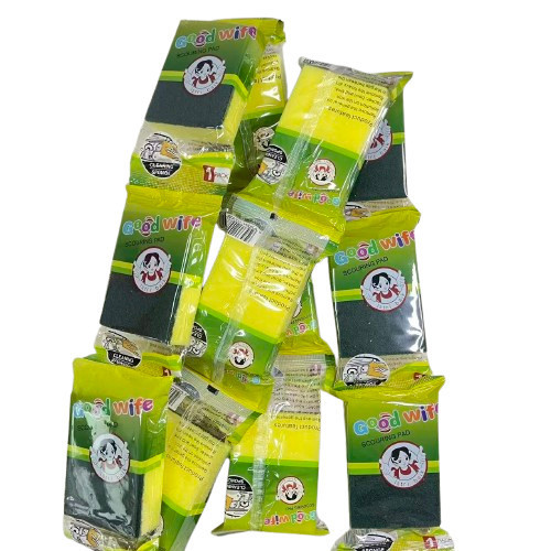 Goodwife BIG Sponge Set with Scouring Scrubber Non-Scratch Complete ...