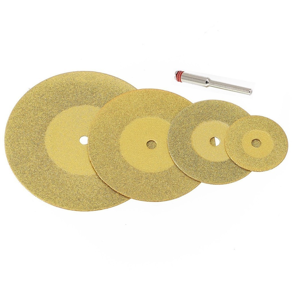 *GNLV* 5pcs Mini Diamond Cutting Disc For Rotary Tools TiN Coated ...