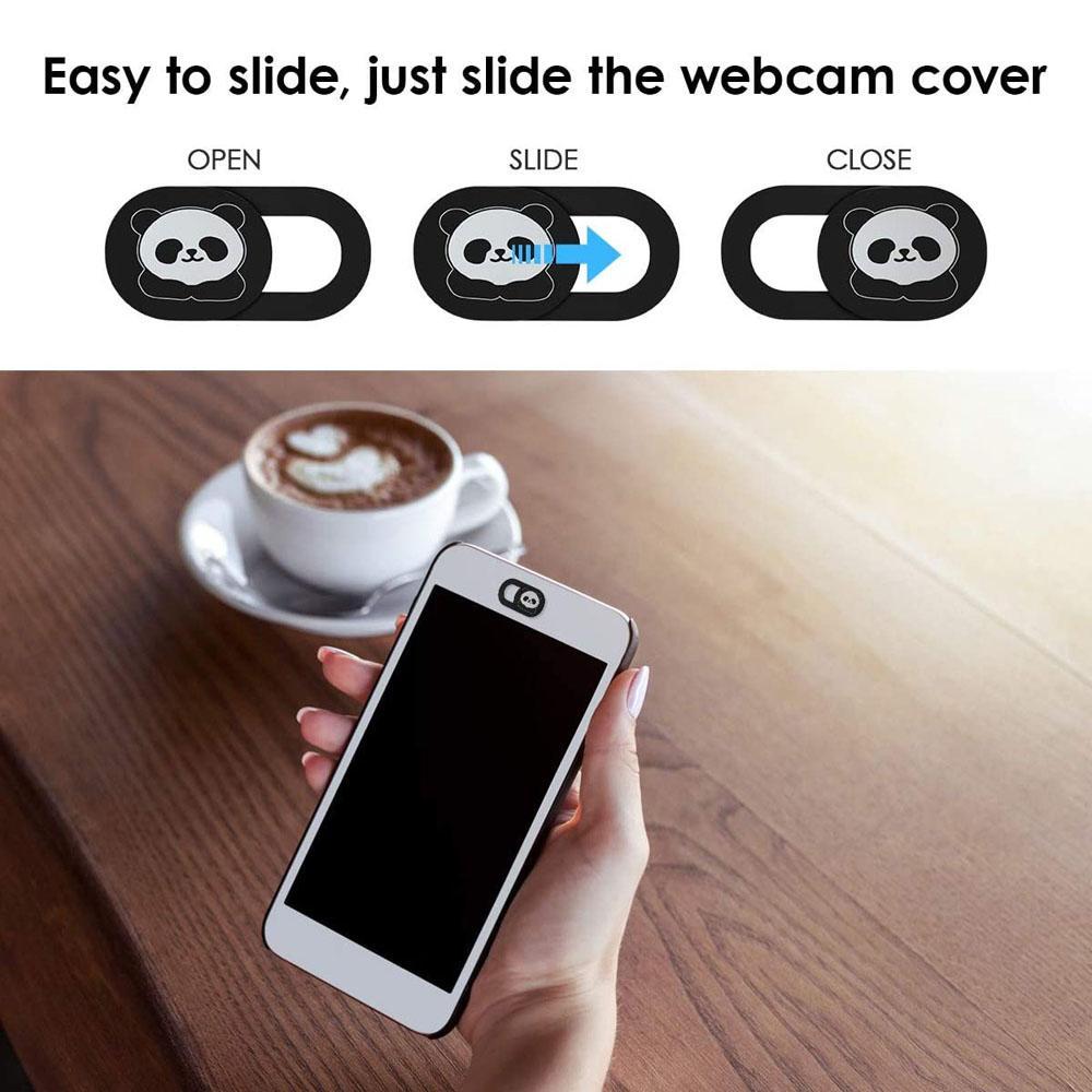 AARON5 Laptop Panda Camera Cover Cute Webcam Camera Cover Webcam Cover ...