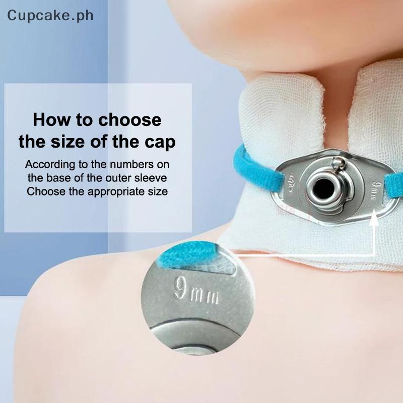 Cupcake Multiple Sizes Tracheostomy Tube Holder Silicone Plug Silicone ...