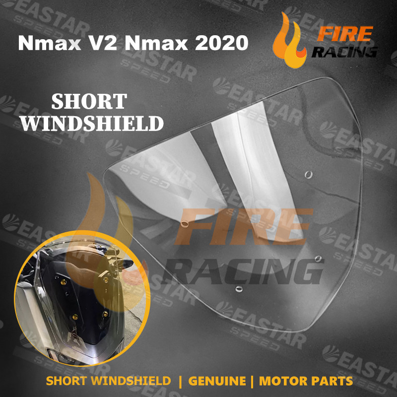 Short Windshield Clear with bracket (Nmax V2 Nmax 2020) Visor ...