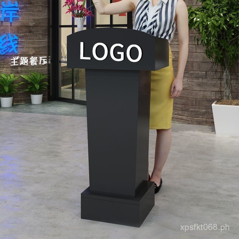 Lectern Desk Modern Simple Reception Host Desk Speaking Desk Lecture ...