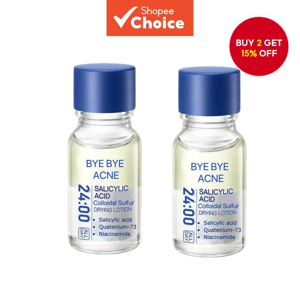 BYE BYE ACNE Essence Salicylic Acid Anti-Acne Serum Lighten Acne Scars ...