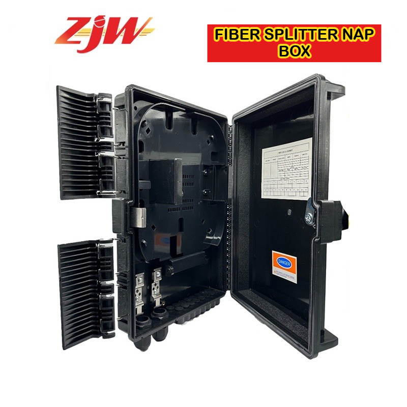 ZJW 8/16 port Fiber Splitter Nap Box FTTH Insert type Fiber Optic ...