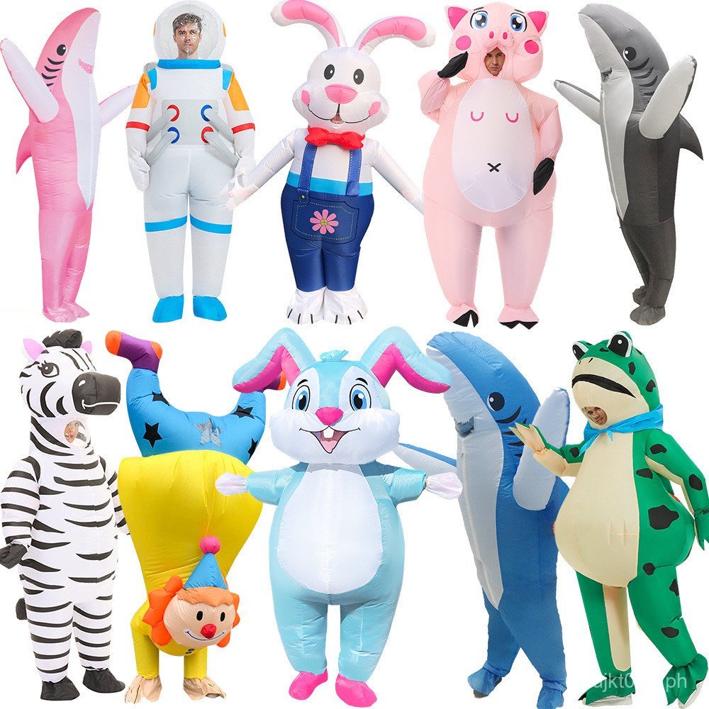 Animal Role Play cosplay Rabbit Party Cow Inflatable Costume Halloween ...