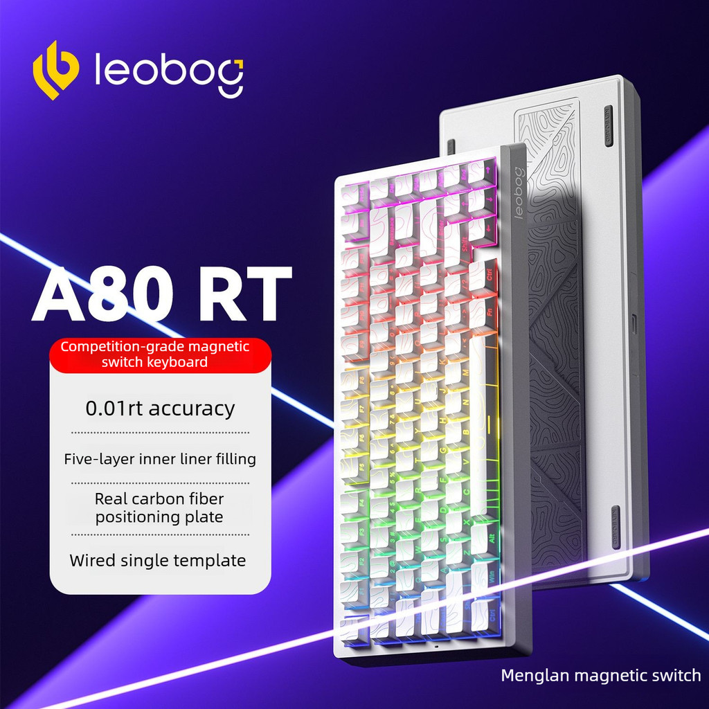 LEOBOG A80RT Valorant Pro Keyboard | Hall Effect RT Switch for FPS ...