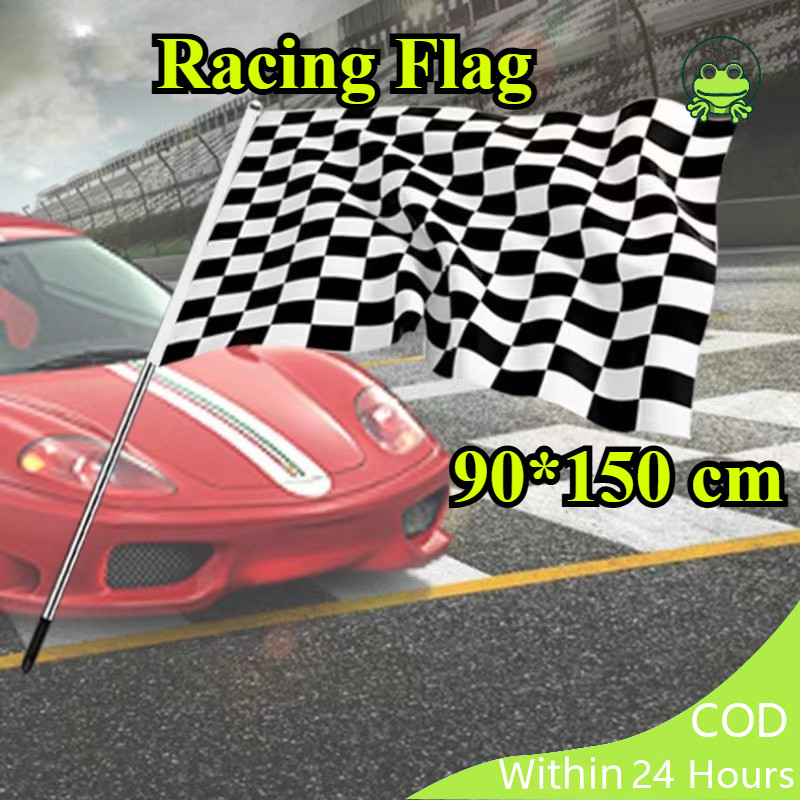 90x150cm F1 Racing Flag Classic Black White Checkered Racing Flag ...