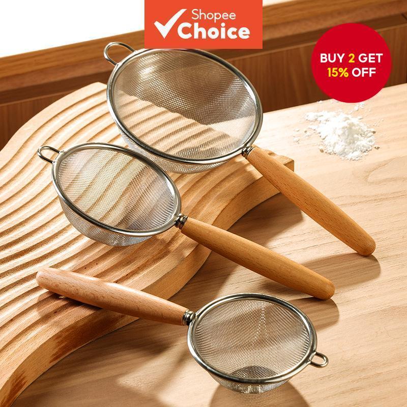 1PC Kitchen Fine Mesh Strainer, Stainless Steel W ire Mesh Oil Filter ...