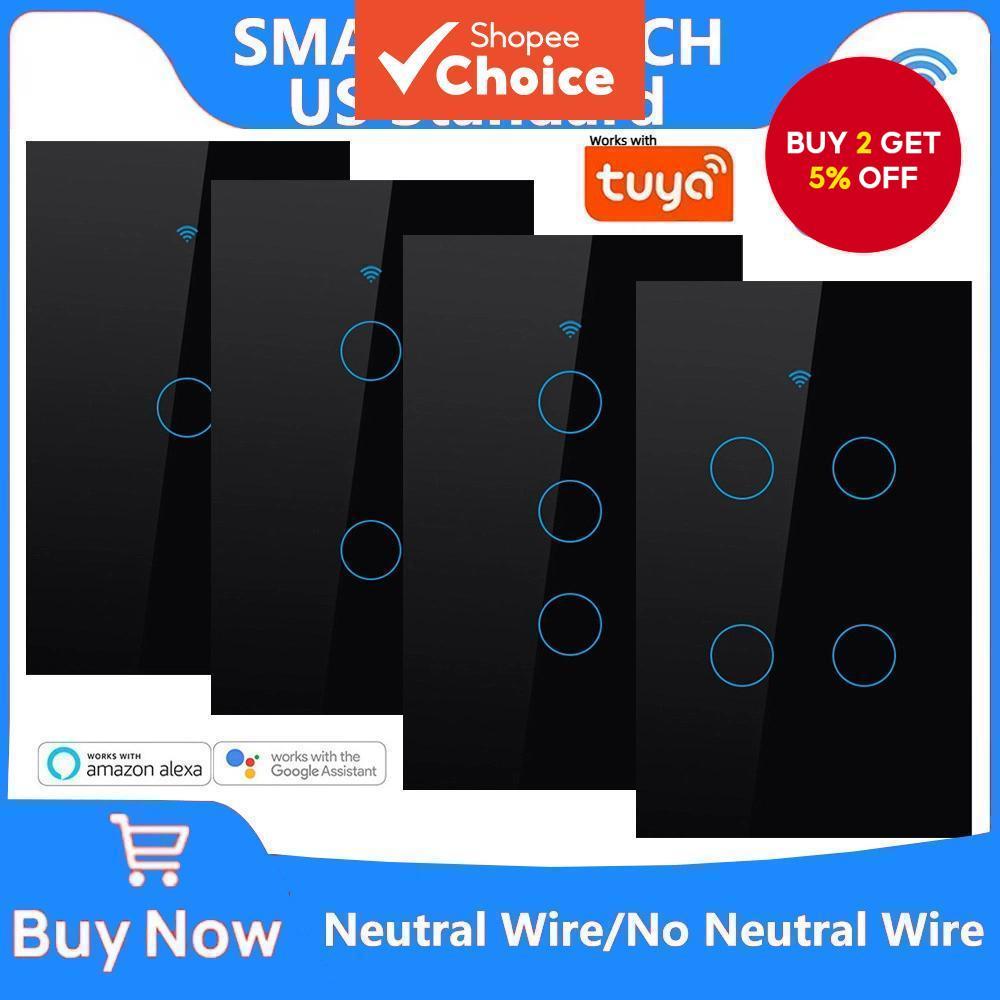 Works with Tuya Smart Switches US Neutral Wire/No Neutral Wire Required ...