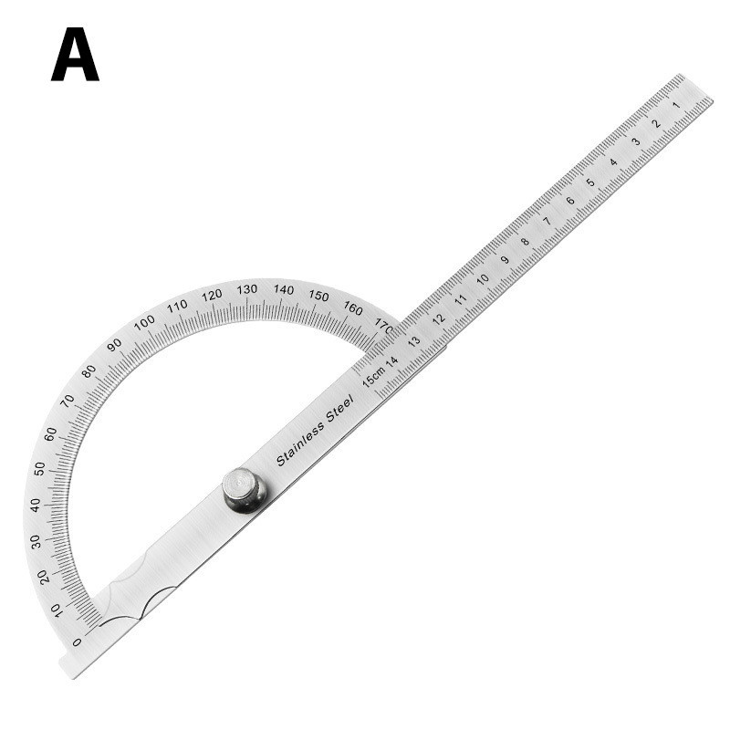 180 Degree Protractor Metal Angle Finder Goniometer Angle Ruler ...