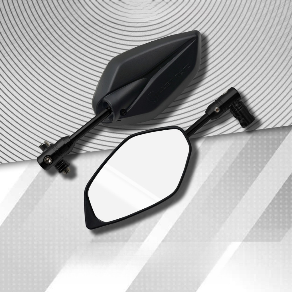 Universal CNC Side Mirror 360 Rotatable Adjustable Alloy for Motorcycle ...