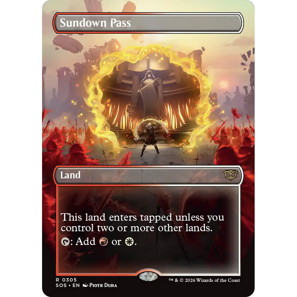 Sundown Pass (Borderless) [Secrets of Strixhaven] | Shopee Philippines