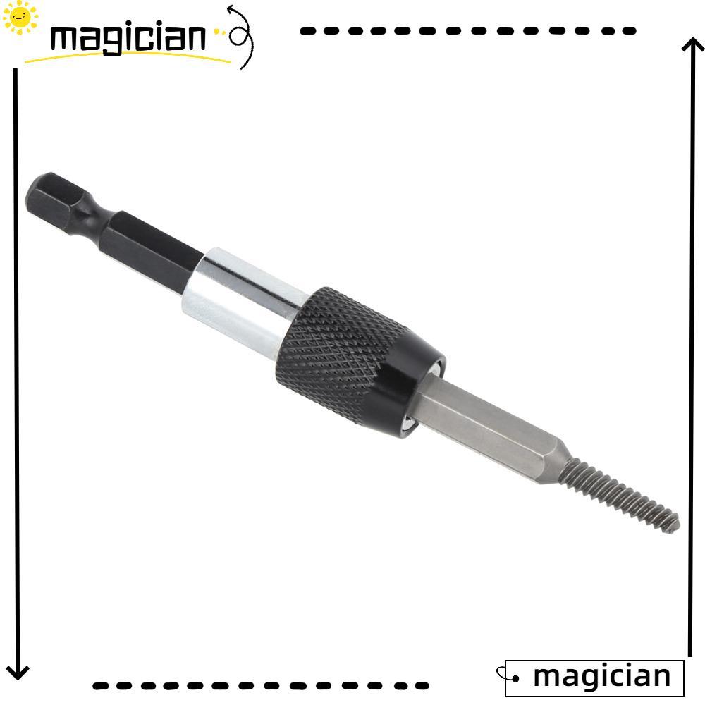 MAGICIAN 6 Pcs Screw Extractor Set, With Adapter 1/4 Inch Hex Shank ...