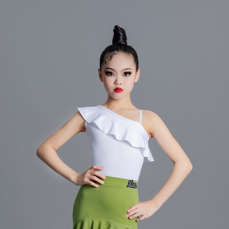 New Product Ready Stock Latin Dance Costume Children's Dance Practice ...