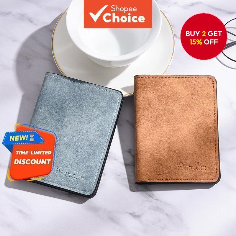 Ultra-Thin Vertical Wallet For Men - Slim Card Holder With ID Window ...