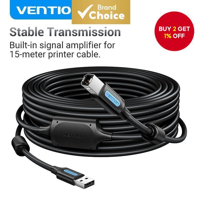 Vention USB Printer Cable USB Type B 2.0 Male to Male 480Mbps for ...