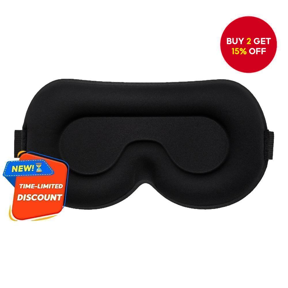 3D Blackout Sleep Mask for Women & Men, Nap Noon Break Sleeping Mask ...