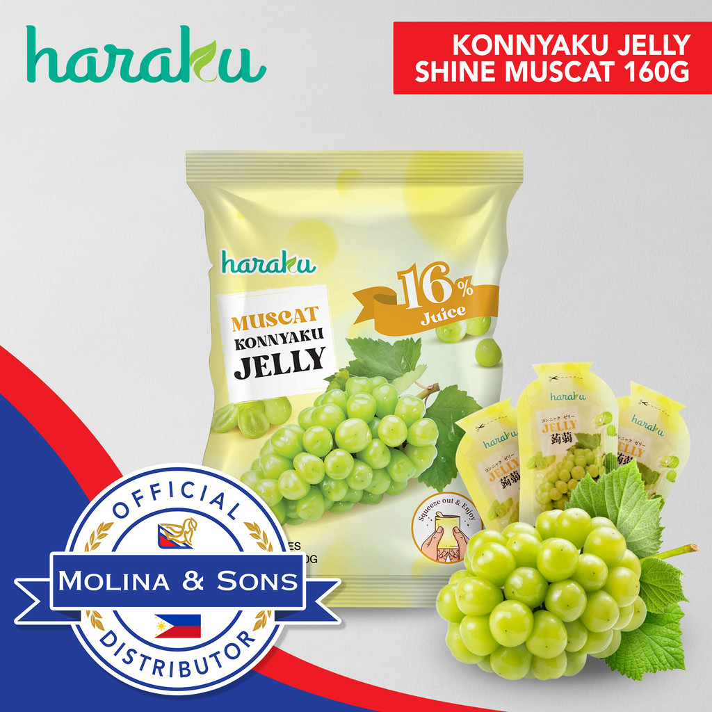 HARAKU KONNYAKU JELLY SHINE MUSCAT 160G | Shopee Philippines