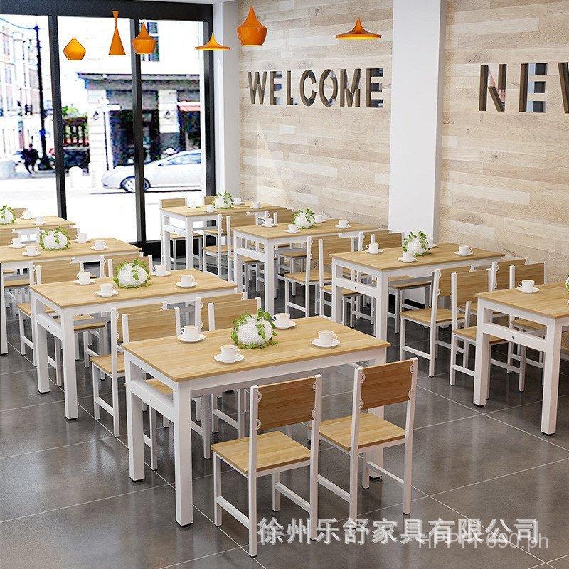 Canteen Food Court Breakfast Shop BBQ Restaurant Combination Steel Wood ...