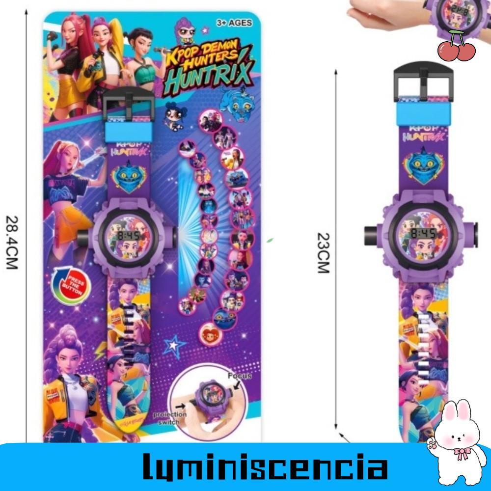 LUMINISCENCIA Projection Watch, KPop Demon Hunters Rumi Mira Zoe Flip ...