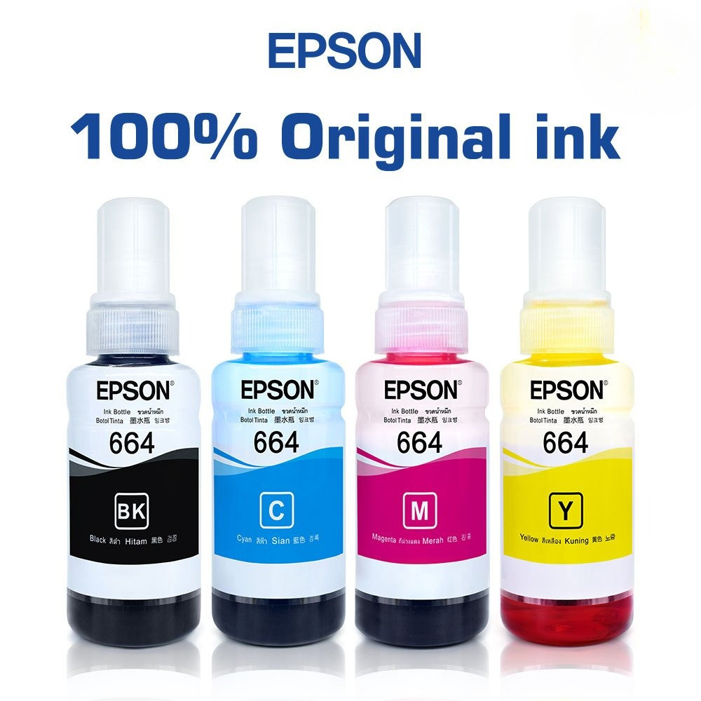 Original Epson 664 ink Genuine Bottle T664 ink L130 L110 L355 L365 L120 ...